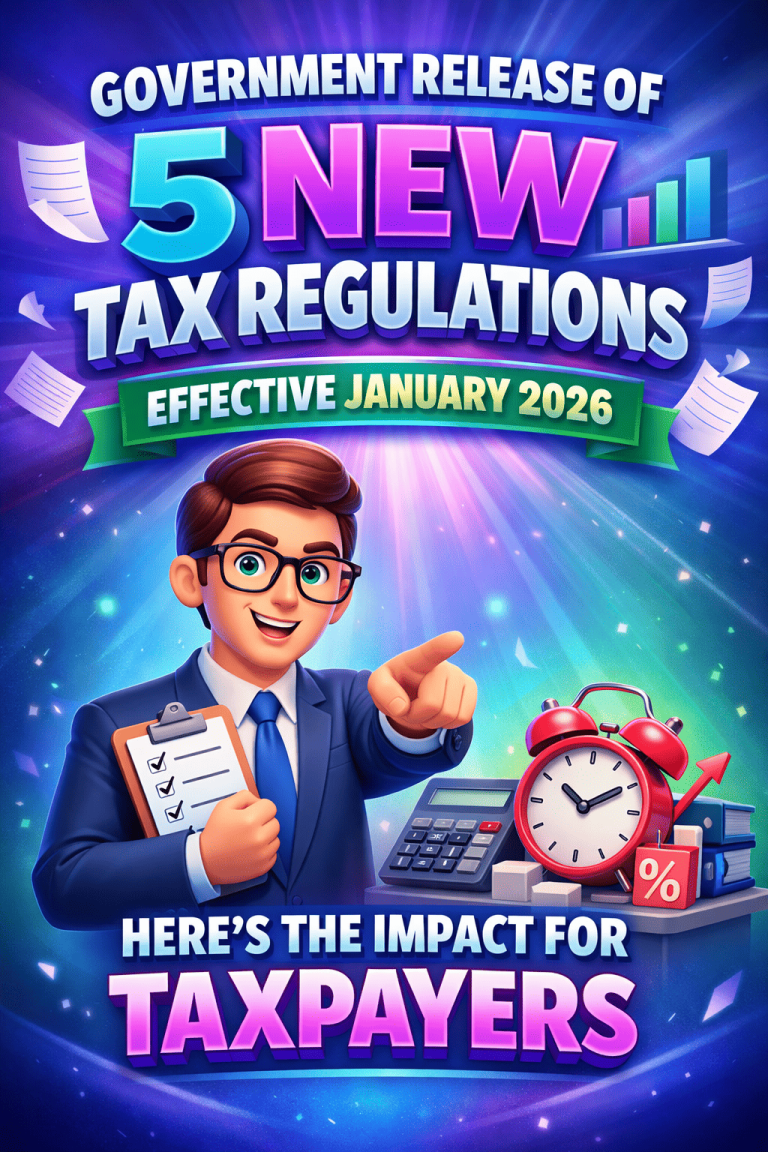 Government Release of 5 New Tax Regulations Effective January 2026 ...